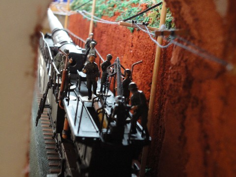 Military Miniature Plastic Models 1/72 German Panther RAILWAY GUN KARL